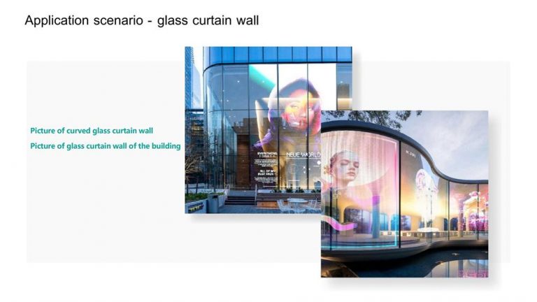 Flexible Transparent Film Screen | cn-totem.com