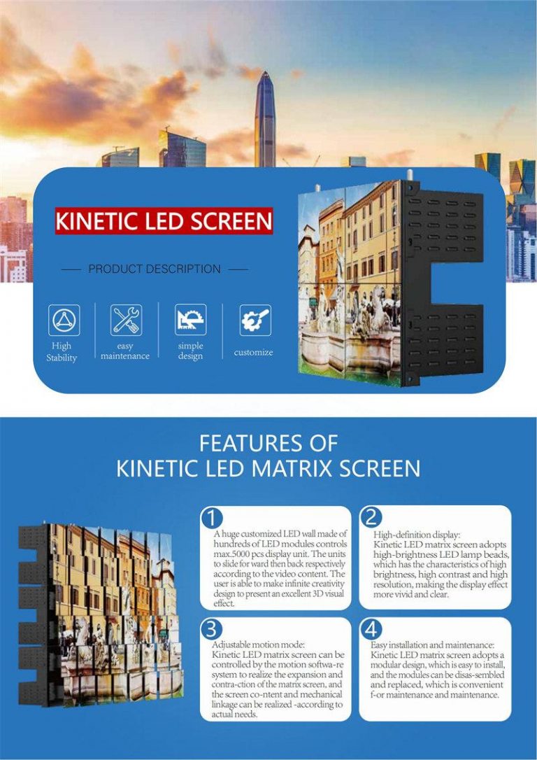 Led Kinetic Screen | cn-totem.com